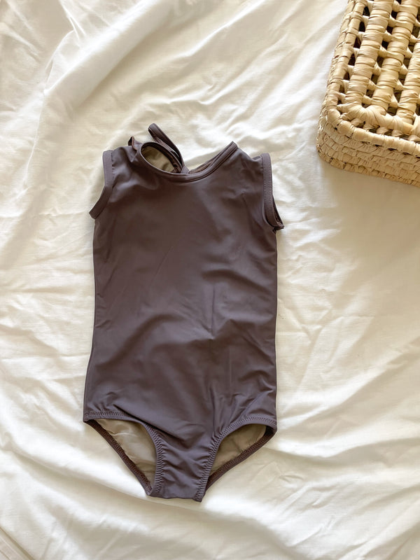 PALMA SWIMSUIT IN AUBERGINE - NO SLEEVES - Casa Blue Swim