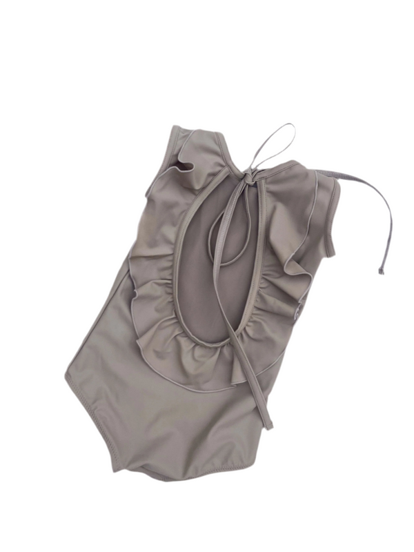 PALMA SWIMSUIT IN BEIGE STONE - NO SLEEVES - Casa Blue Swim