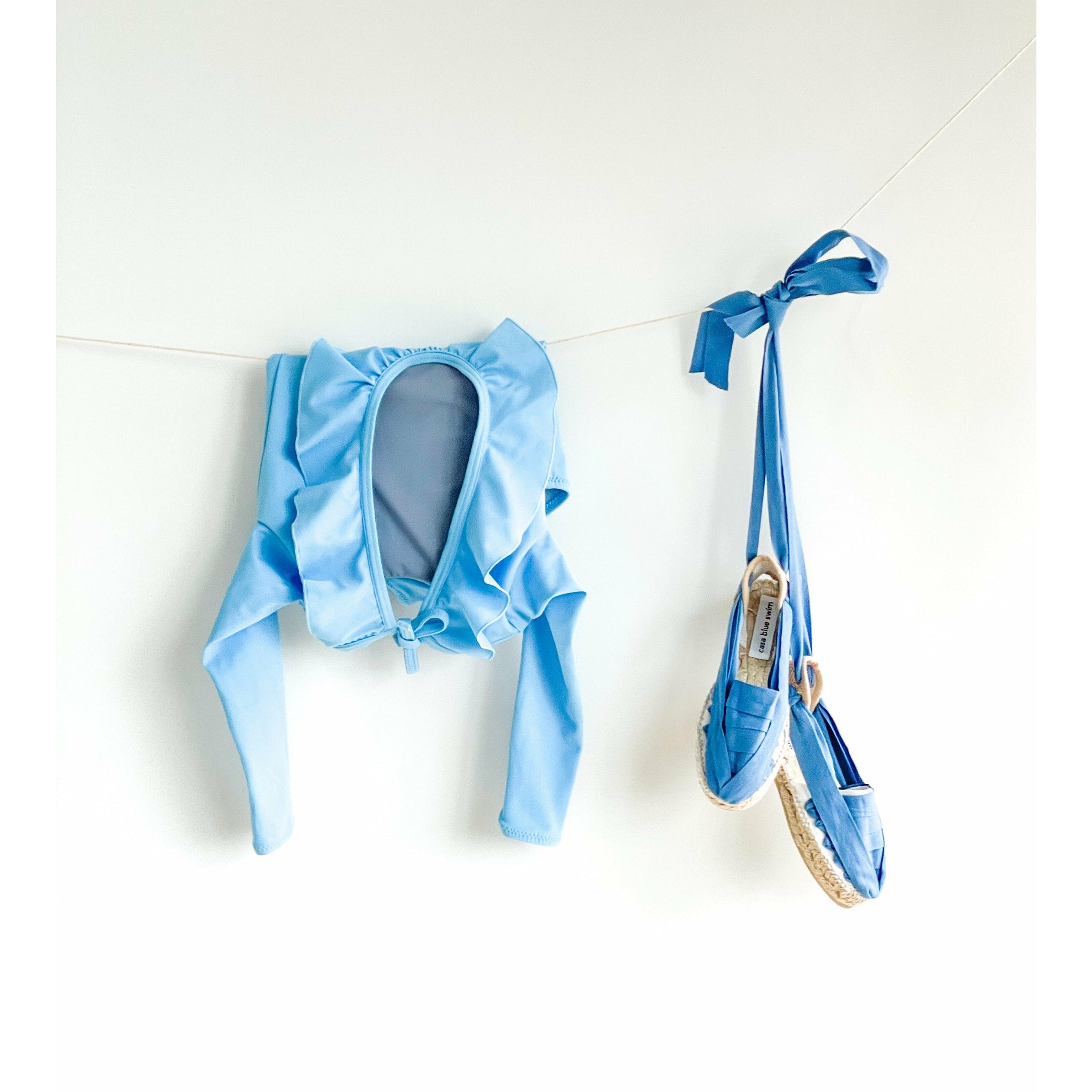 PALMA SWIMSUIT IN SKY BLUE - Casa Blue Swim